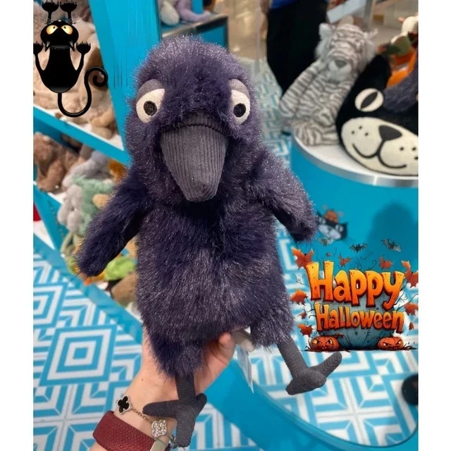 2025 JELLY CAT Hocus Crow Black Raven Stuffed Animal Plush Toys | Best ...