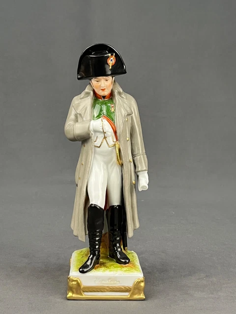SCHEIBE-ALSBACH KISTER GERMAN Porcelain NAPOLEON Statue Figur; Mint EUR ...