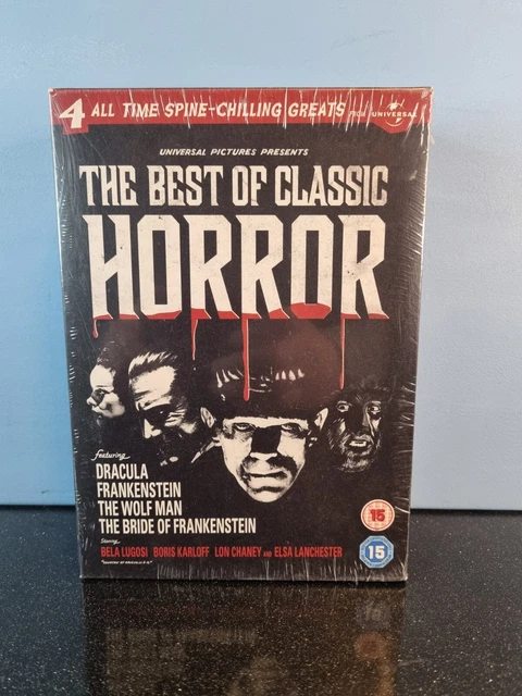 THE BEST OF Classic Horror DVD Box Set Vintage Movies 1930s 40s Dracula ...