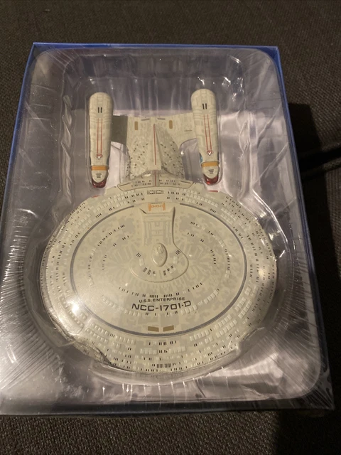U.S.S ENTERPRISE NCC-1701-D #01 Eaglemoss Star Trek Starships MODEL ...