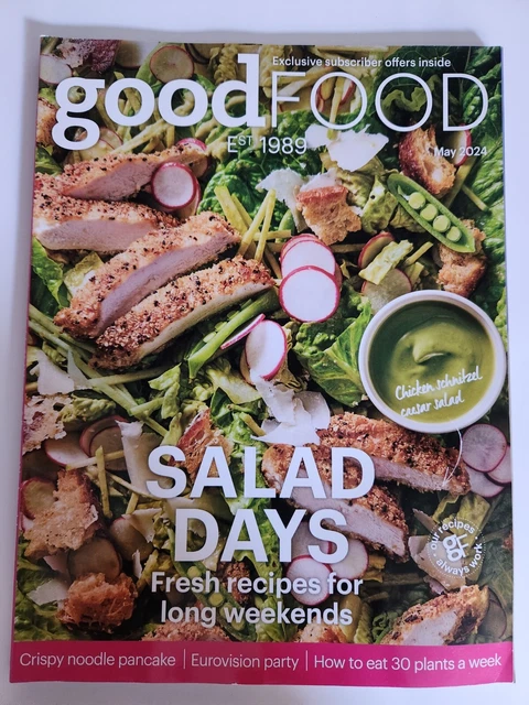 GOOD FOOD MAGAZINE Salad Days May 2024 Like New £3.32 - PicClick UK