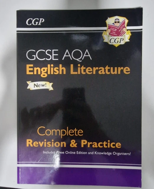CGP GCSE AQA English Literature Complete Revision and Practice Set 9-1 £2.21 - PicClick UK