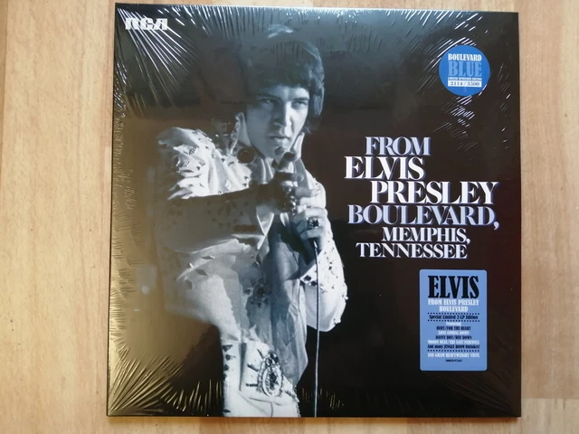 ELVIS PRESLEY - FTD 2 LP lim. blue Vinyl - From Elvis Presley Boulevard ...