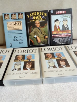 7 VHS, LORIOT , Sketch Archiv 1-4, Wo laufen sie denn ?, ges. Werke, 60 ...