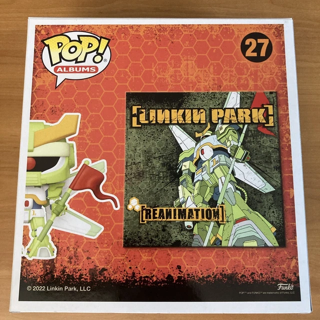 FUNKO POP! ALBUM Cover W/ Case Linkin Park #27 Reanimation Gundam ...
