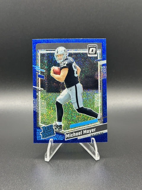 2023-24 NFL PANINI Donruss ottico Michael Mayer glitter blu SSP RC classificato rookie EUR 20,26 ...