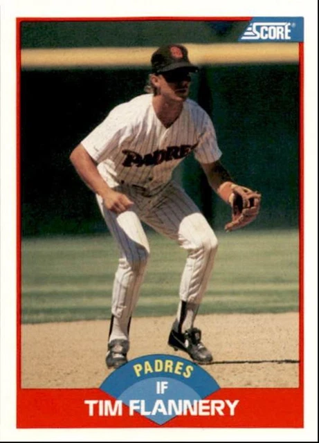 1989 SCORE BASEBALL Card Tim Flannery A San Diego Padres #513 EUR 2,05 ...