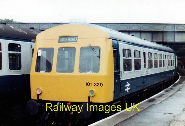 RAILWAY PHOTO - 101320 Dundee Class 101 DMU BR Blue c1980's £2.00 ...