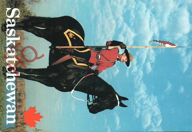 PICTURE POSTCARD_ SASKATCHEWAN, Royal Canadian Mounted Police EUR 3,78 ...