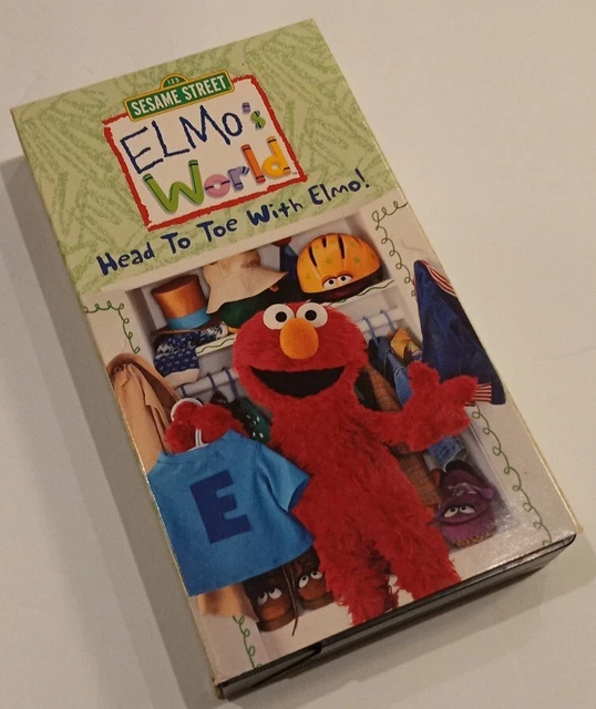 SESAME STREET ELMO'S World VHS tape, Head To Toe With Elmo, 2003 Sony ...