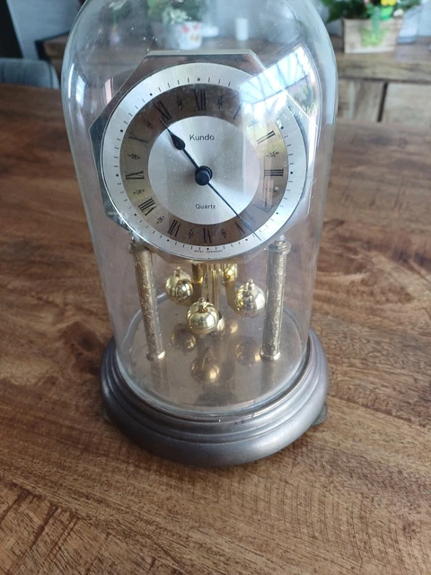 ANCIENNE PENDULE Horloge KUNDO 400 jours Laiton EUR 30,00 - PicClick FR