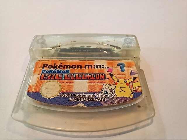NINTENDO POKEMON MINI Game Pokemon Puzzle Collection Cartridge Only ...