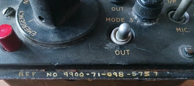 PANNEAU DE COMMANDE Phantom F4 IFF, identification ami ou ennemi, 9900 ...