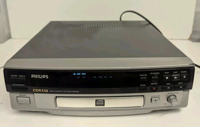 PHILIPS CDR538 MINI Audio CD Recorder £15.99 - PicClick UK