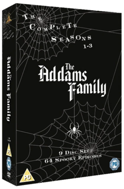 THE ADDAMS FAMILY: The Complete Series (1964) (DVD) Carolyn Jones ...