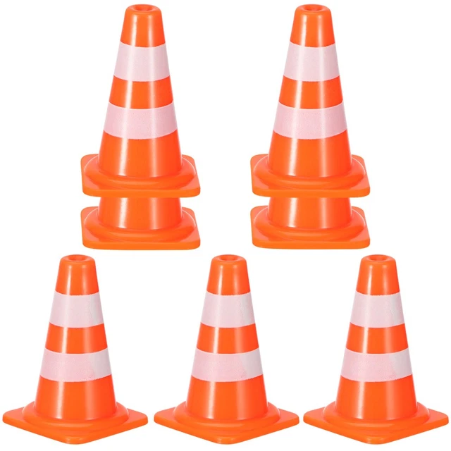 7 PCS KIDS Road Cones Traffic Sign Toys Simulation Model for Teaching ...