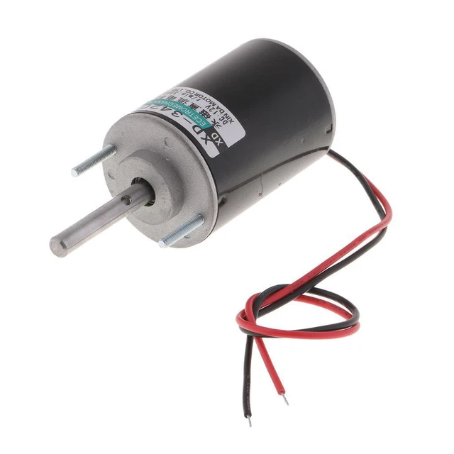 MINI 12V CW/CCW Permanent Magnet DC Motor Reversible Electric Gear ...