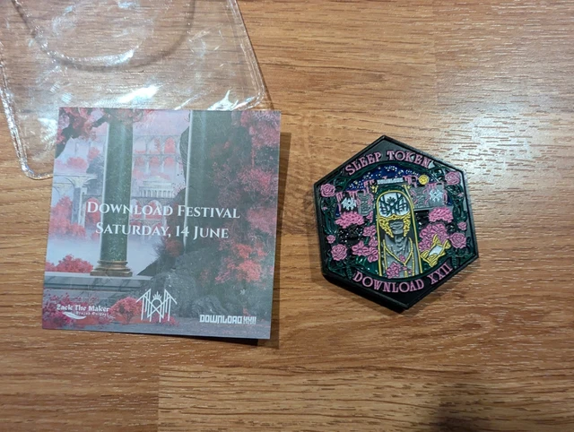 SLEEP TOKEN DONWLOAD Festival 2025 XXII Ritual Coin Limited Edition £52 ...