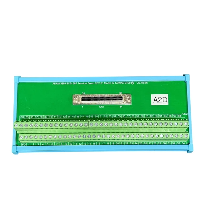 ADAM-3968-AE SCSI-68 WIRING Terminal, DIN-rail Mount £59.52 - PicClick UK