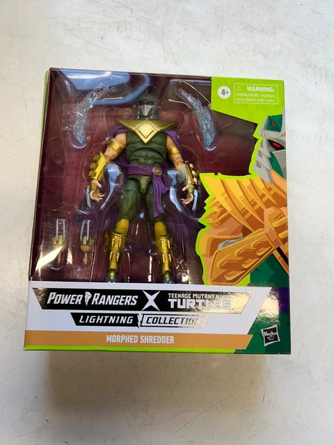 POWER RANGERS LIGHTNING Collection TMNT Shredder Green Ranger Crossover ...