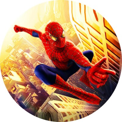 CIALDA SPIDERMAN RETTANGOLARE cialda Ostia per torta con NOME e ANNI ...