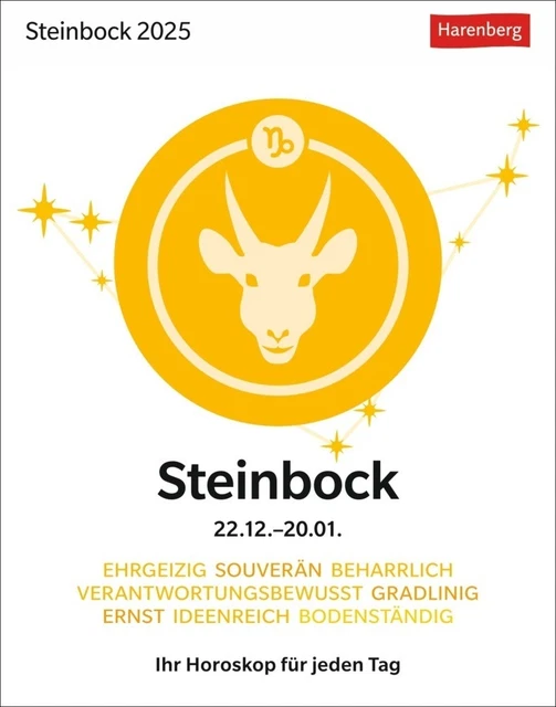 ROBERT SATORIUS | Steinbock Sternzeichenkalender 2025 ...