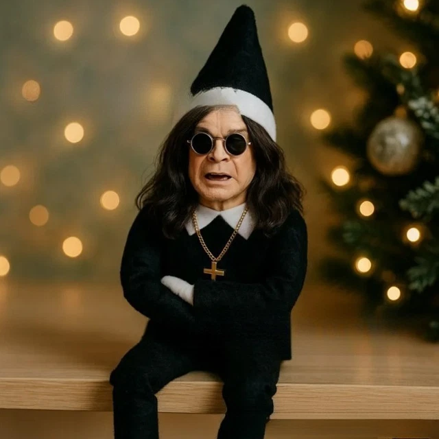 OZ CHRISTMAS ELF Doll Decoration With Removable Glasses For Holiday ...