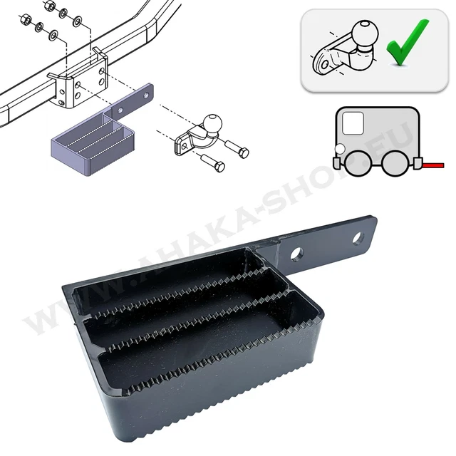 PEDANA GRADINO POSTERIORE per Gancio di Traino pour DODGE Ram 2500 II ...