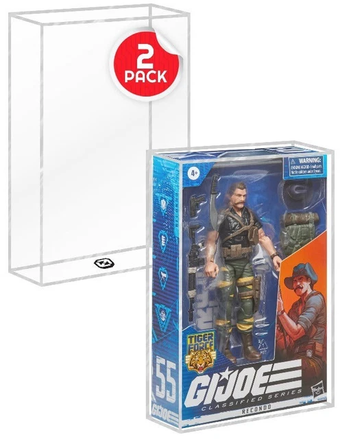 CLEAR ACRYLIC CASE for GI Joe 6-Inch Classified Series - 2 Pack $52.00 ...