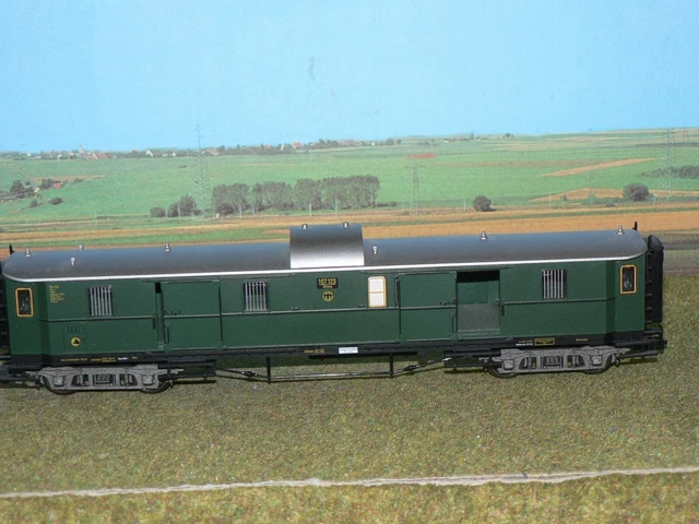 H0 FLEISCHMANN 5080 Personenwagen Packwagen DRG 107 123 OVP EUR 15,00 ...