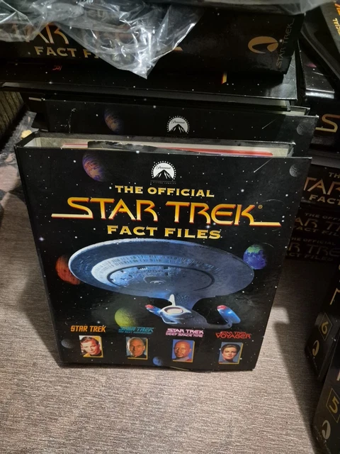 THE OFFICIAL STAR Trek Fact Files Section 1 In Binder £5.92 - PicClick UK