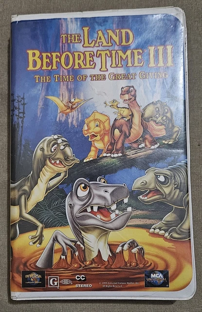 THE LAND BEFORE Time III: The Time of Great Giving (VHS, 1995 ...