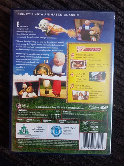 CHICKEN LITTLE/THE WILD Dvds £4.38 - PicClick UK