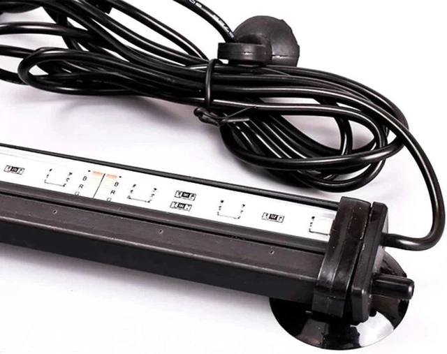 LED AQUARIUM LIGHT Waterproof RGB Full Spectrum Fish Tank Aqua Lamp $29 ...
