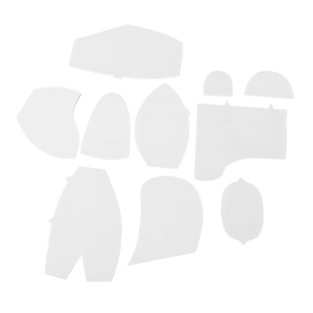 30 PCS MEMORY Bear Template Ruler Set Memory Bear Sewing Patterns ...