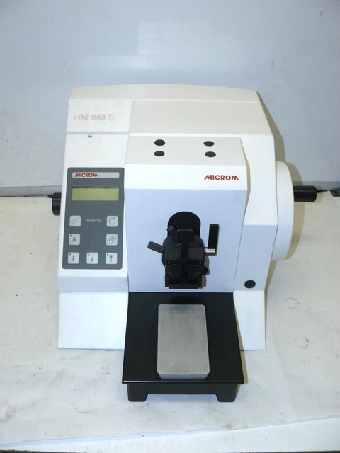 MICROM HM 340 E elektronisches rotierendes Mikrotom 904090 110 V EUR 1.168,55 - PicClick DE