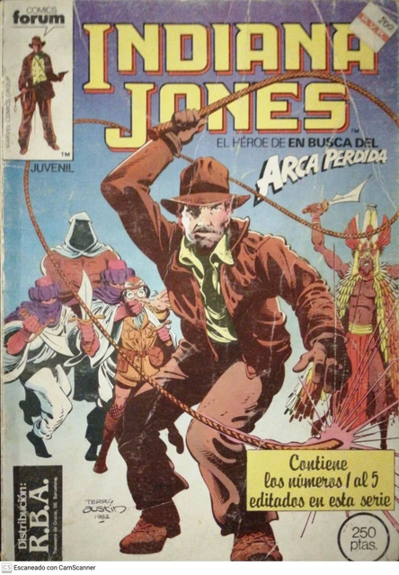 INDIANA JONES COMICS, Spanish Language, Year 1982, Comics Forum £15.53 ...