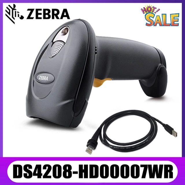 ZEBRA SYMBOL DS4208-HD00007WR High-Density 2D Handheld Barcode Scanner ...