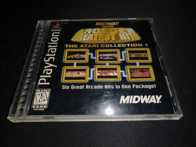 ARCADES GREATEST HITS The Atari Collection 1 PLAYSTATION 1 PS1 Mint Cib ...