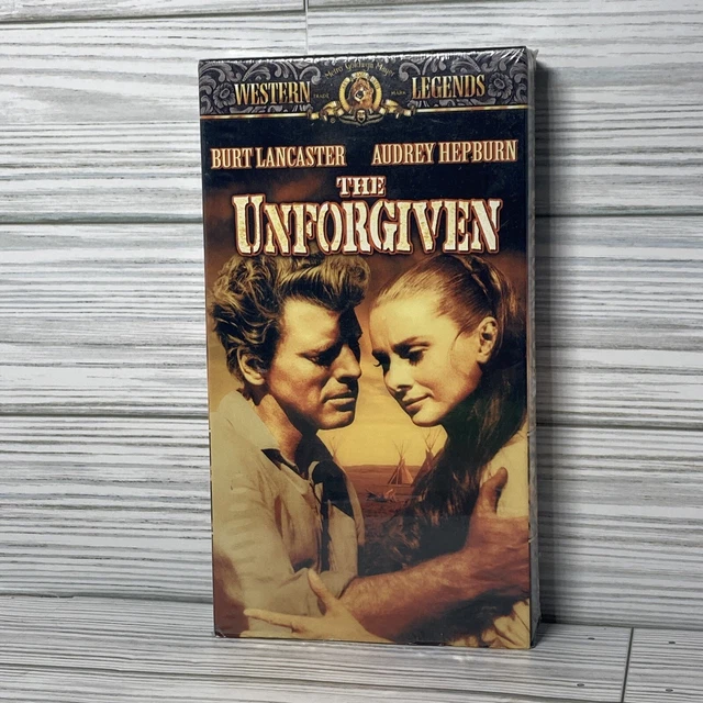 The Unforgiven 1960 Mgm Vhs Tape Starring Burt Lancaster And Audrey