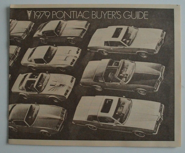 1979 PONTIAC BUYER'S Guide Dealer Brochure - English - USA $15.00 ...