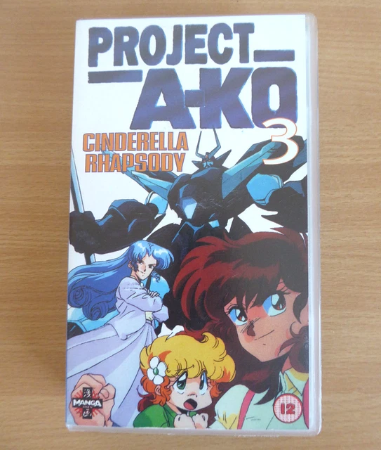 PROJECT A-KO 3 Cinderella Rhapsody VHS Video Manga Anime £14.99 ...