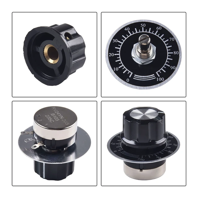 POTENTIOMETER CARBON POTENTIOMETER Digital Dial 0-100 Film ...