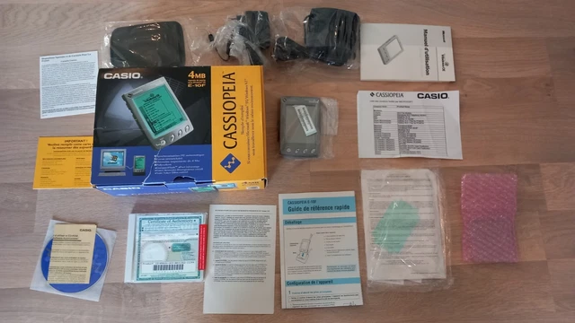 CASIO CASSIOPEIA E-10F E10F E10 PDA Agenda Vintage Neuf Brand New rare ...