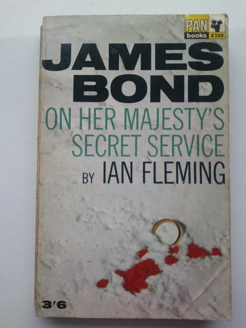 IAN FLEMING`S ON HER MAJESTY'S SECRET SERVICE James Bond 007 Pan books ...