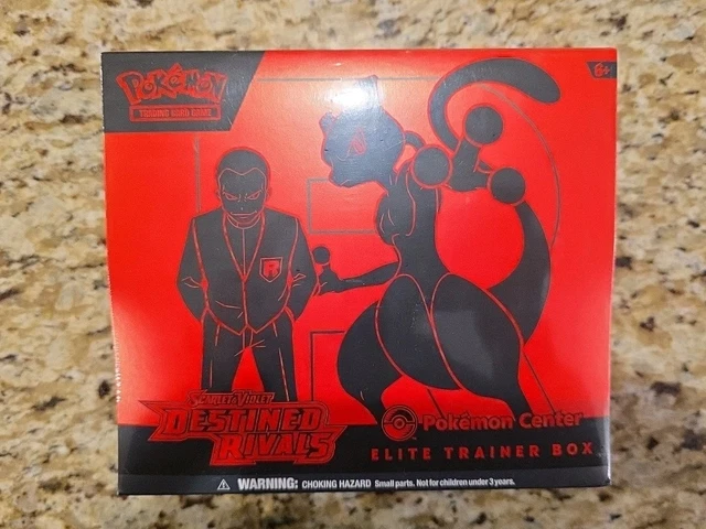 POKEMON DESTINED RIVALS Pokemon Center Exclusive ETB Elite Trainer Box ...