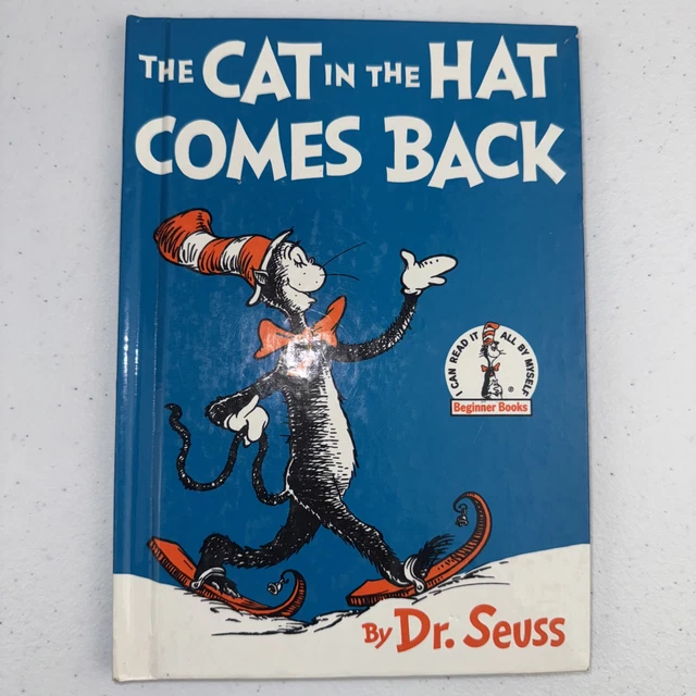 THE CAT IN The Hat Comes Back Dr Seuss 1958 Book Club 1st Print Edition ...