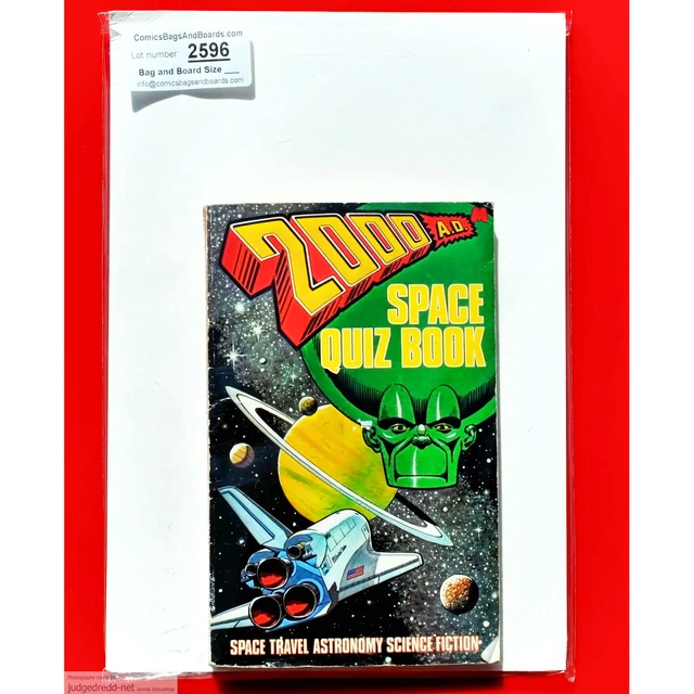 2000AD SPACE QUIZ Book 1980 RARE IPC / Mirror Books Bagged and Boarded ...