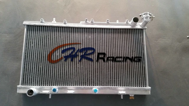 2 ROW ALUMINUM Radiator For NISSAN pulsar N14 GTIR SR20DET N15 AT/MT ...