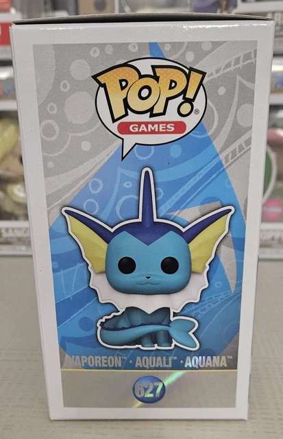 POKÉMON CENTER FUNKO POP Vaporeon Pearlescent #627 Exclusive + Free ...
